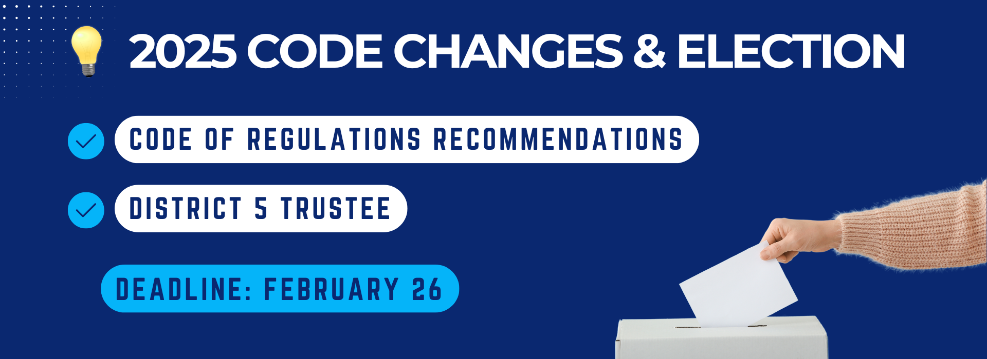 2025 Election & Code Changes | Paulding Putnam Electric & Internet